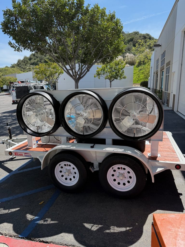 Misting trailer | Mobile 6 Self-Contained Cooling Trailer