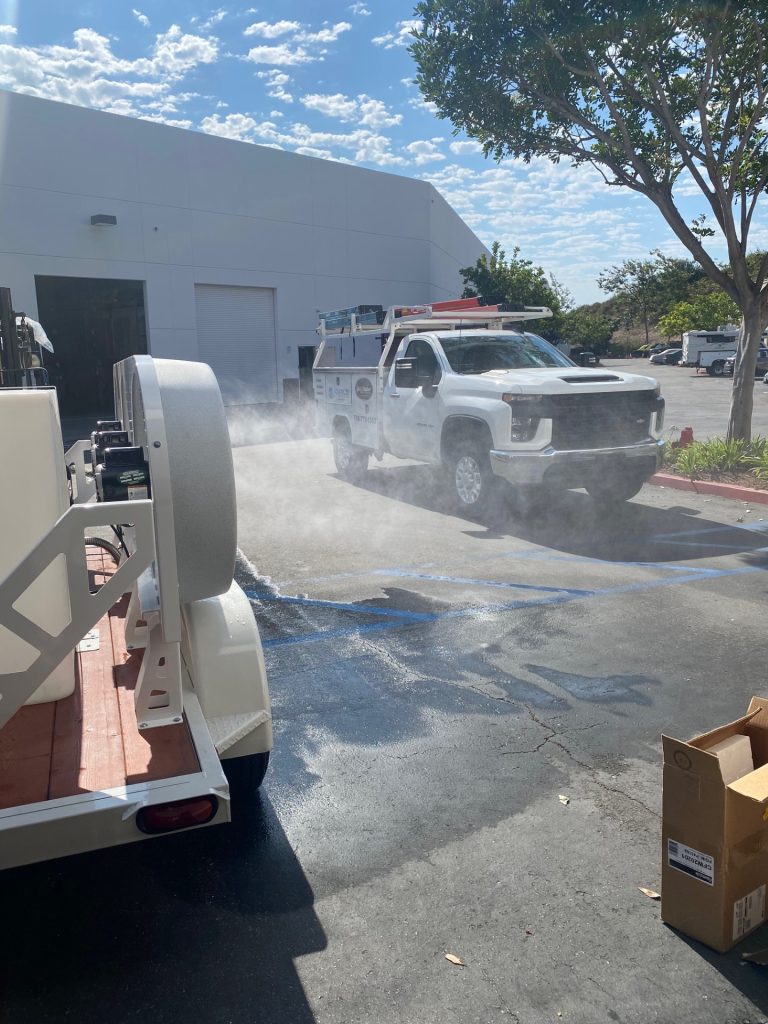 Misting trailer | Mobile 6 Self-Contained Cooling Trailer