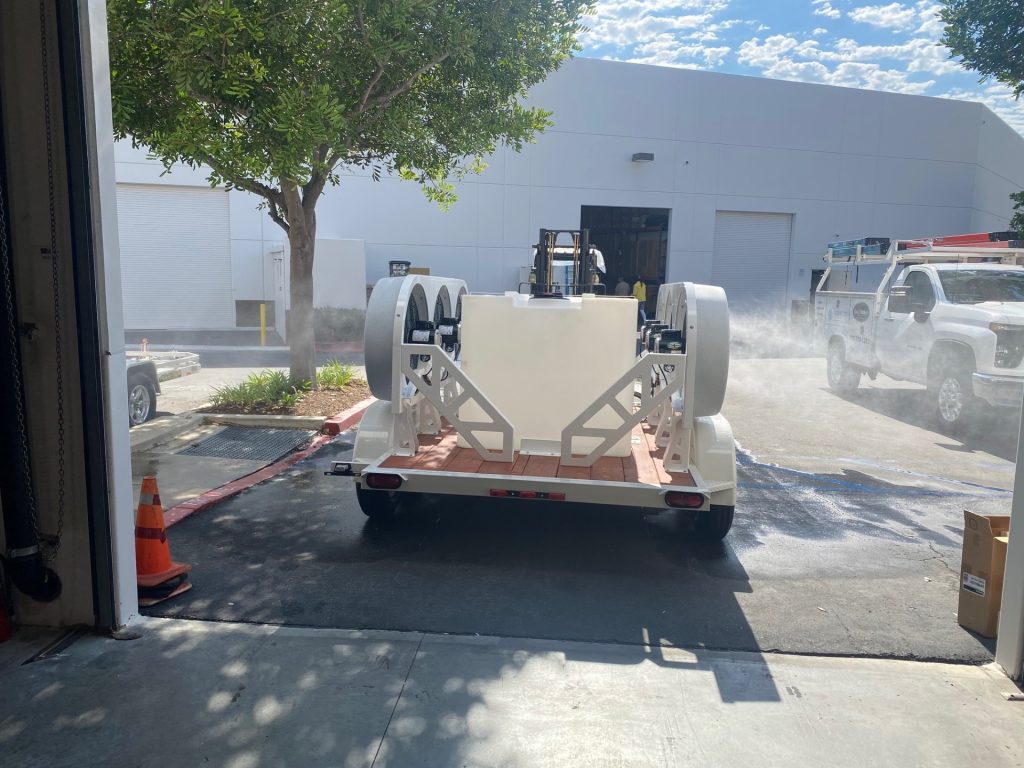 Misting trailer | Mobile 6 Self-Contained Cooling Trailer