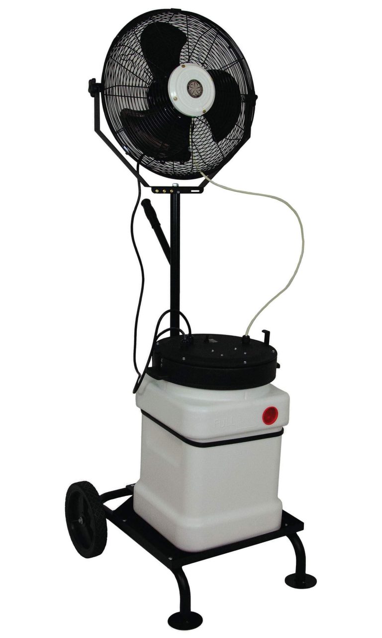 Misting Fans | Outdoor Patio Cooling Fans | Portable & Heavy Duty