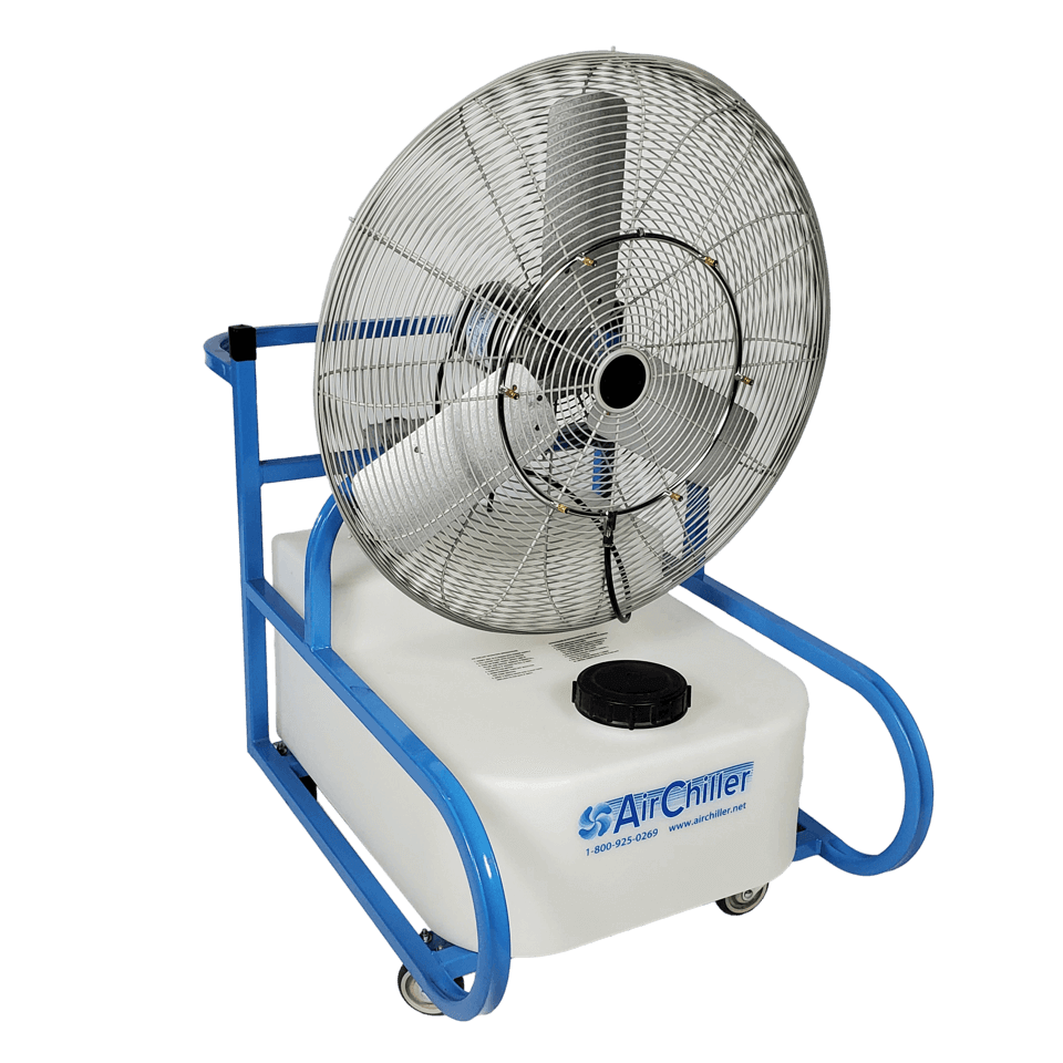 Portable Misting Fan | Air Chiller 24” or 30″ Fan Oscillating Compact ... Portable Misting Fan | Air Chiller 24” or 30″ Fan Oscillating Compact ...