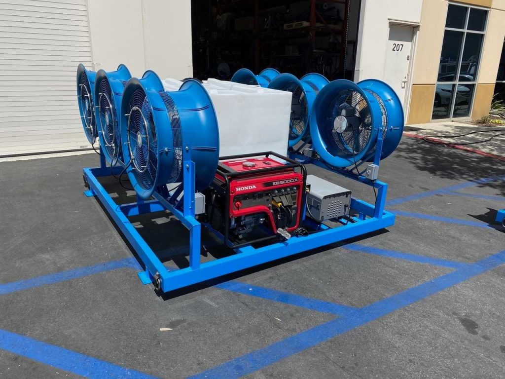 Portable Cooling Trailer | Mobile Cooling Station | Misting Trailer