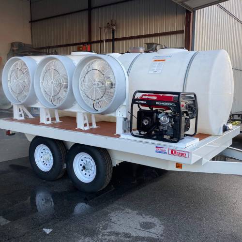 Portable Cooling Trailer | Mobile Cooling Station | Misting Trailer