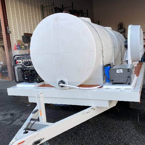 Portable Cooling Trailer | Mobile Cooling Station | Misting Trailer