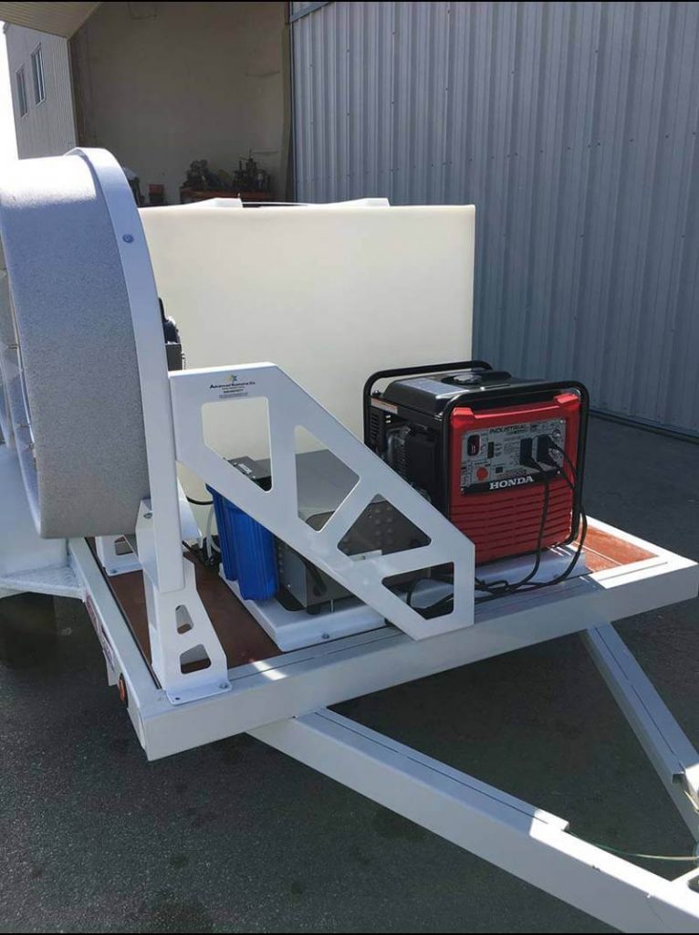 Mobile III Military Cooling Trailer Portable Cooling Trailers