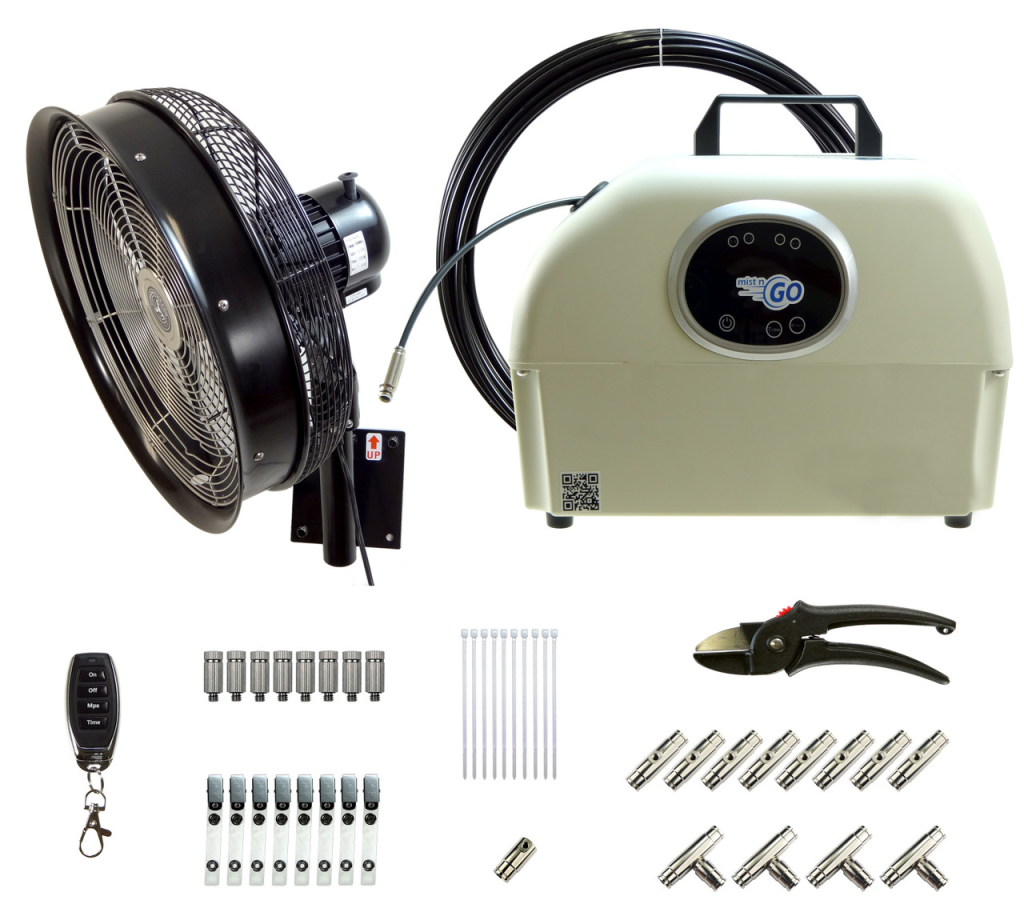 Wall Mount Misting Fan Kits - Advanced Misting Systems